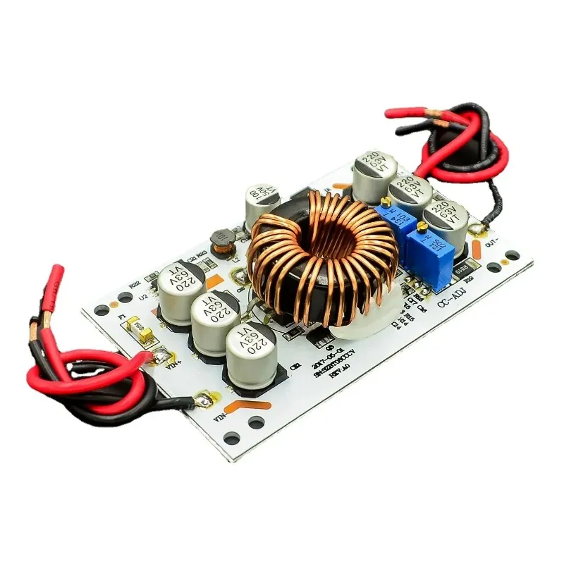 DHgate.com:Aluminum 600W DC-DC Boost Converter: Adjustable 10A Step-Up Power Supply Module with ...