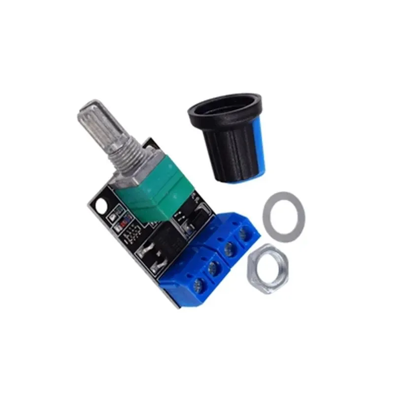 12V DC Motor Speed Controller 5V/12V 10A Adjustable Voltage Regulator ...