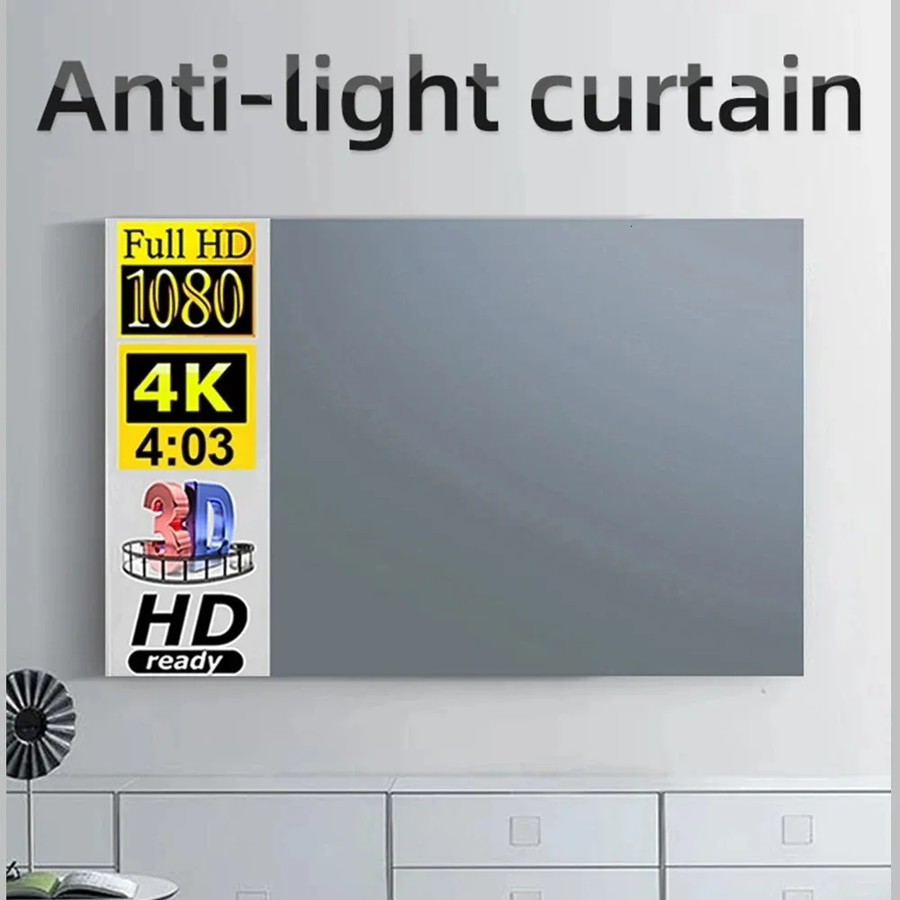 Projector Cloth Screen: High Definition Metallic Anti Light Projector ...
