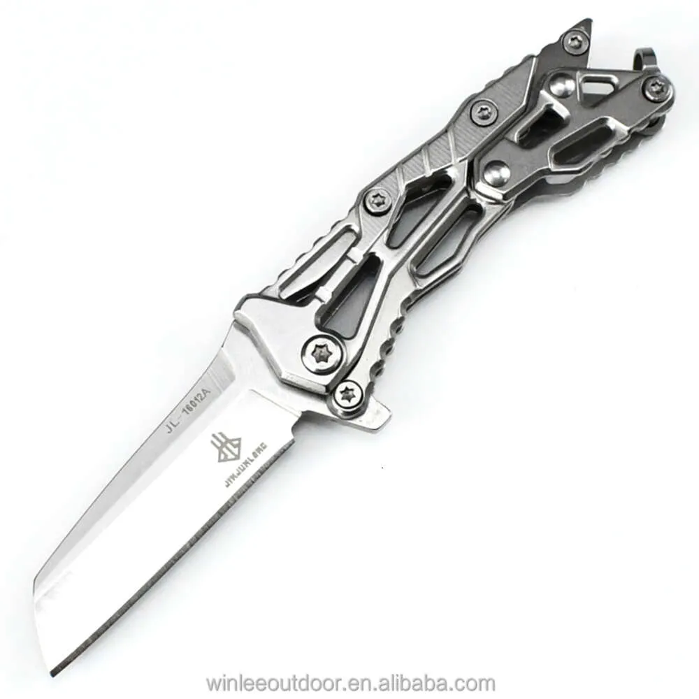 Creative Handle Design 440C Steel Blade Tactical Folding Knife Steel ...