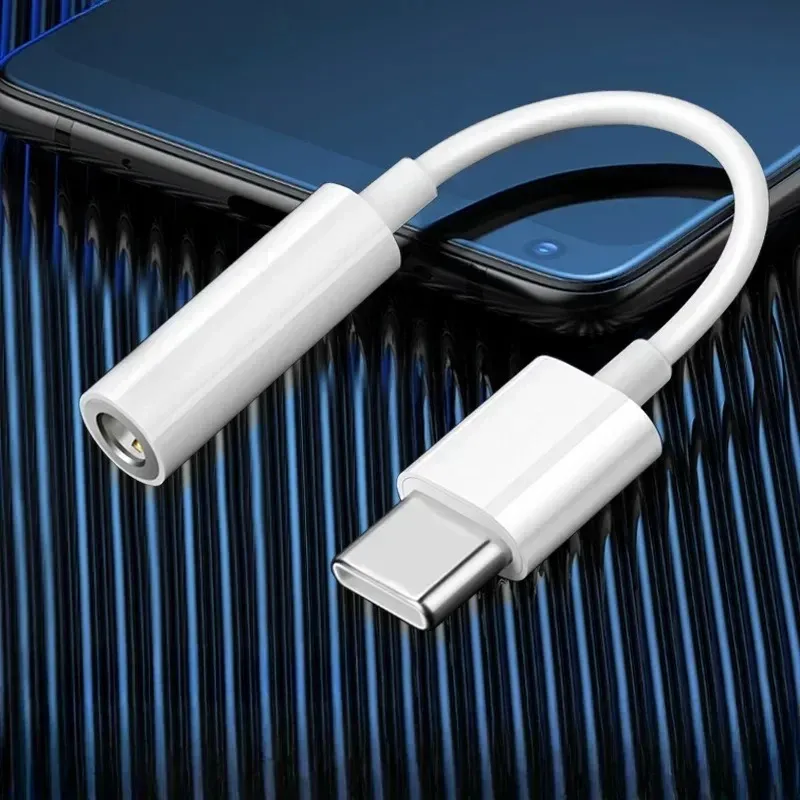 Portable Type C Headset Usb C Headphone Adapter With 3.5mm Jack For ...