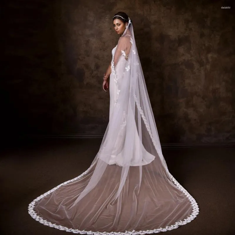Lace Trailing Wedding Veils 2022 For Wedding Dress BL4033 From Dadabibi ...