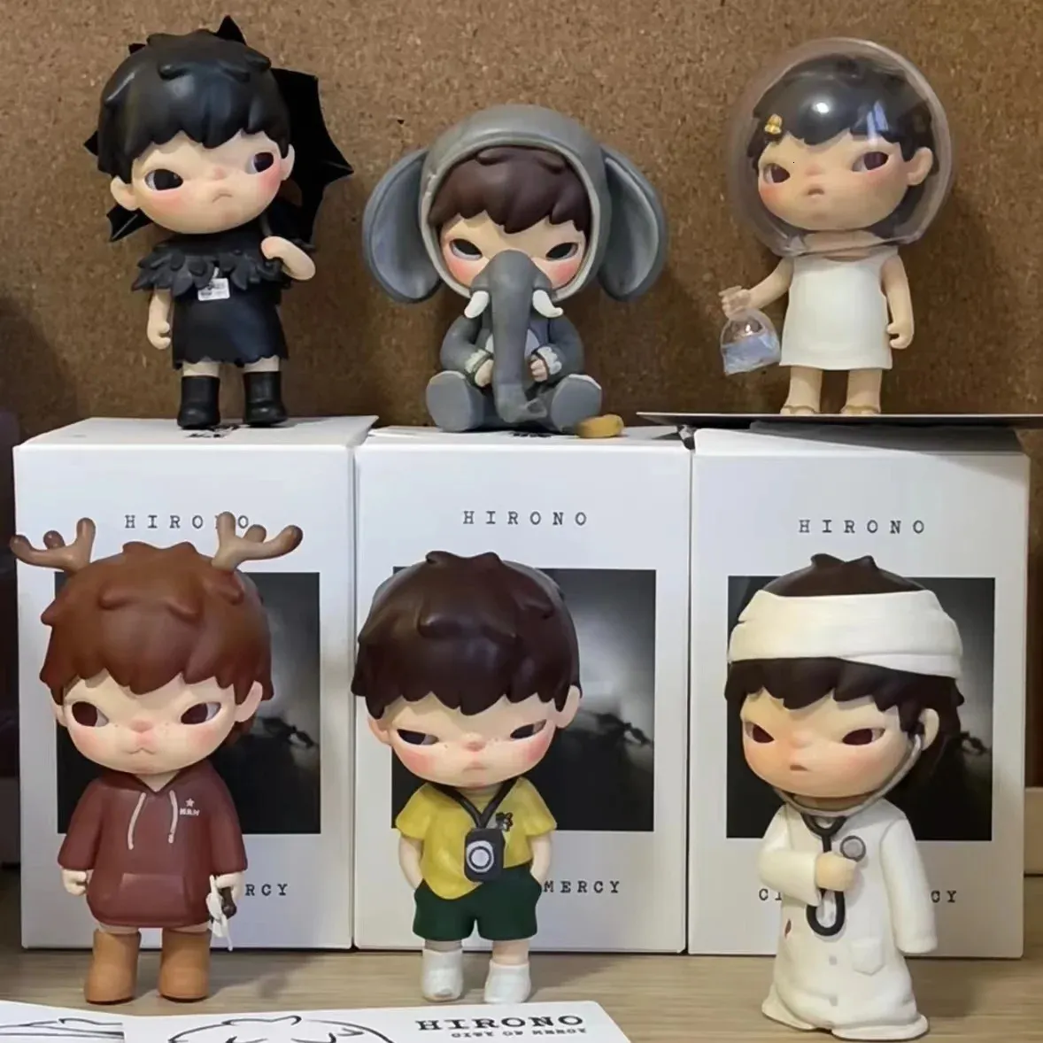 2025 Hirono City of Mercy Series Mystery Box Kawaii Anime Action Figure ...