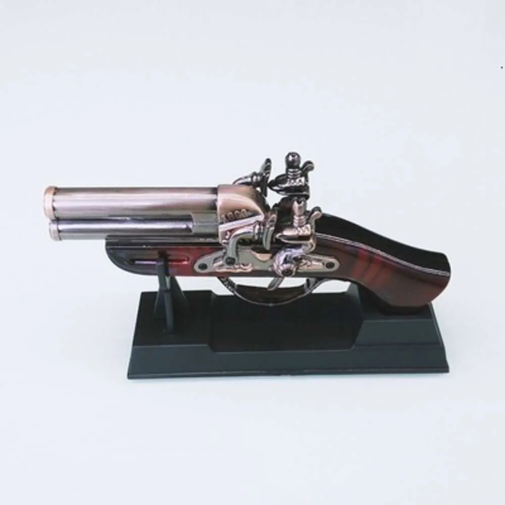 Wholesale Creative Gun-Shaped Metal Lighters with Red Flame for ...