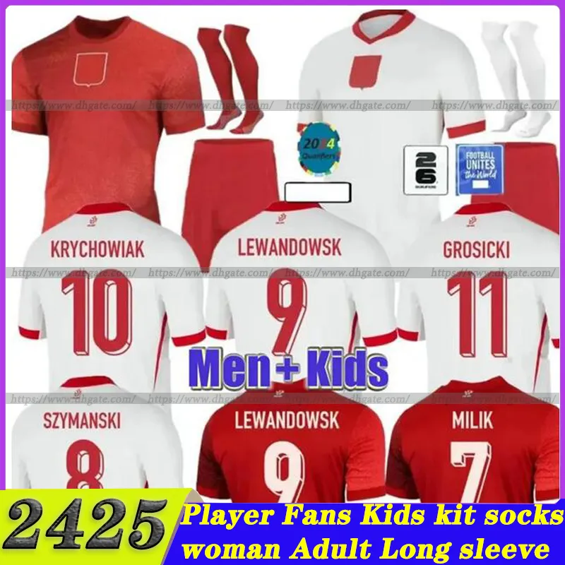 DHgate.com:Poland Soccer Jerseys LEWANDOWSKI Home Away Polska National ...