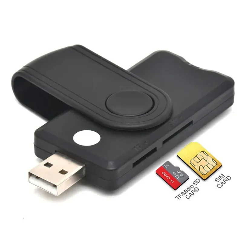 DHgate.com:All-in-One Smart Card Reader: External USB2.0 IC/ID/SIM/SD ...