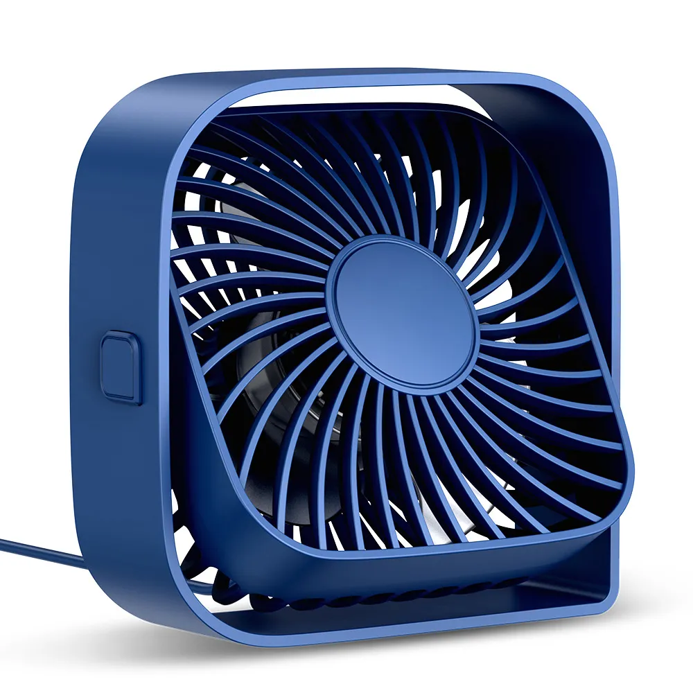 USB Desk Fan Mini Portable 3-Speed Small Cooling Fan with 360 ...