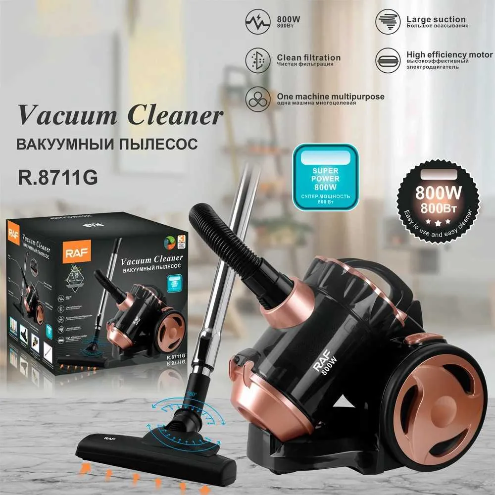 Vacuum Cleaner R. 8711 Electric Cleaner 800W 2L Capacity 22,000 Pa ...