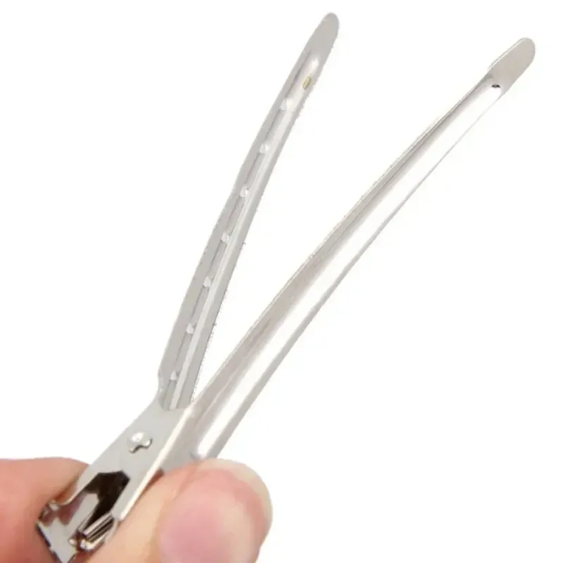 Stainless Steel Hairdressing Sectioning Clips Hair Styling Clamps for ...