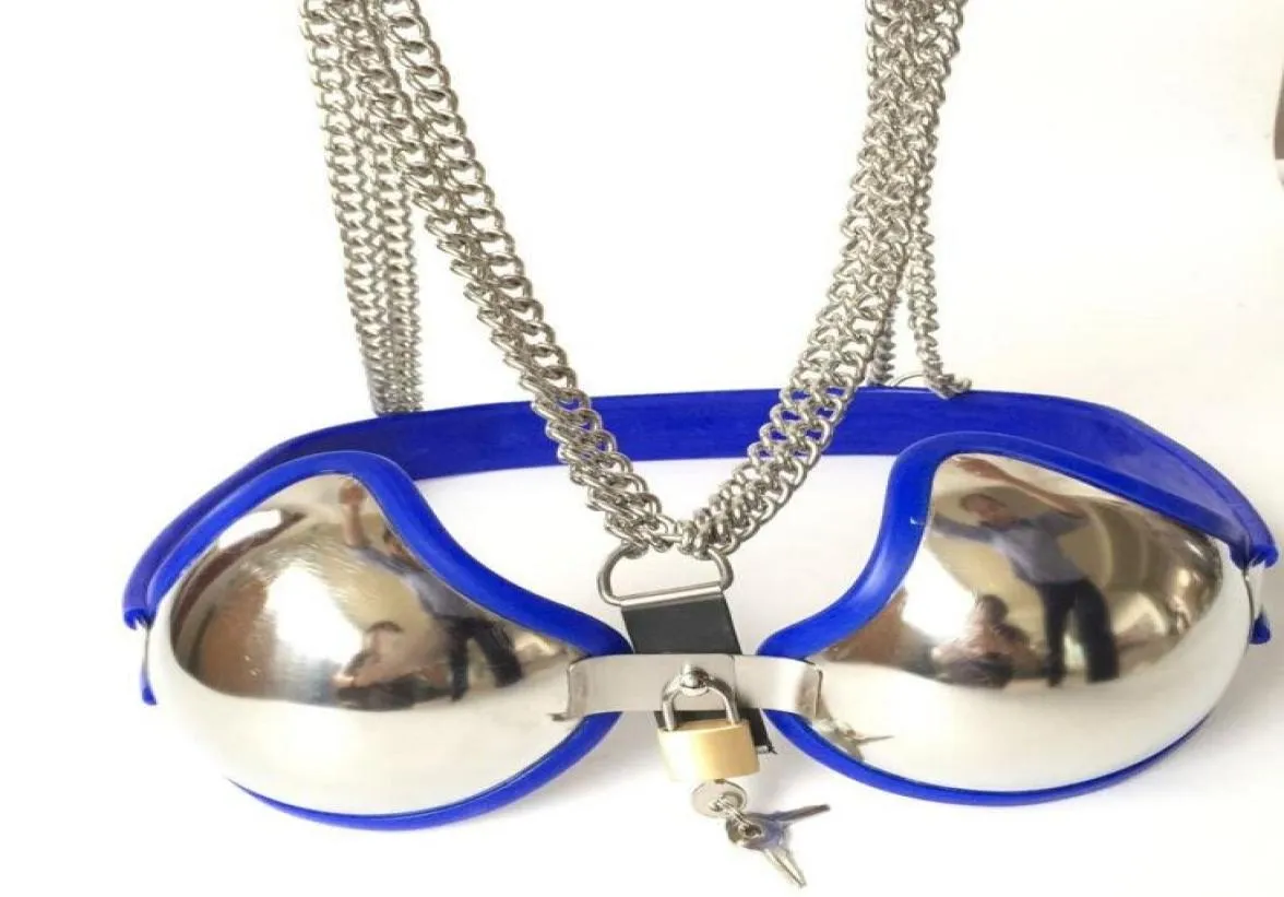 Stainless Steel Bra Belt For Women BDSM Restraint Device With Metal Pvc ...