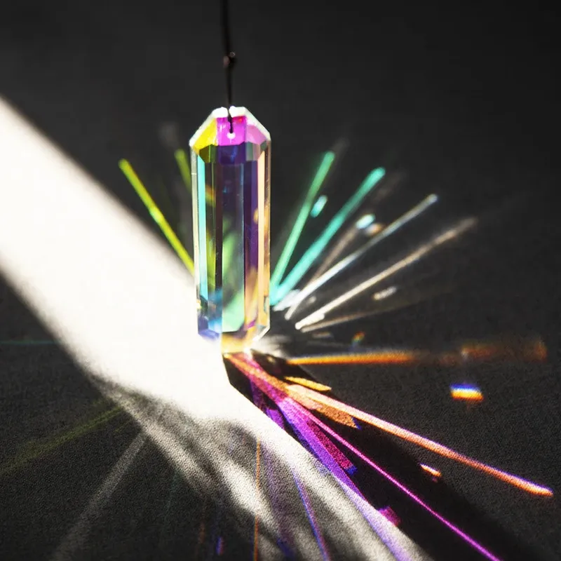 H D 120mm AB Colors Crystal Prisms Rainbow Maker Suncatcher Drops For ...