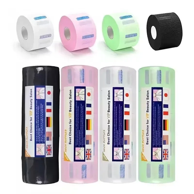 Barber Neck Paper Collar for Hair Cutting, Disposable Mufflers from ...