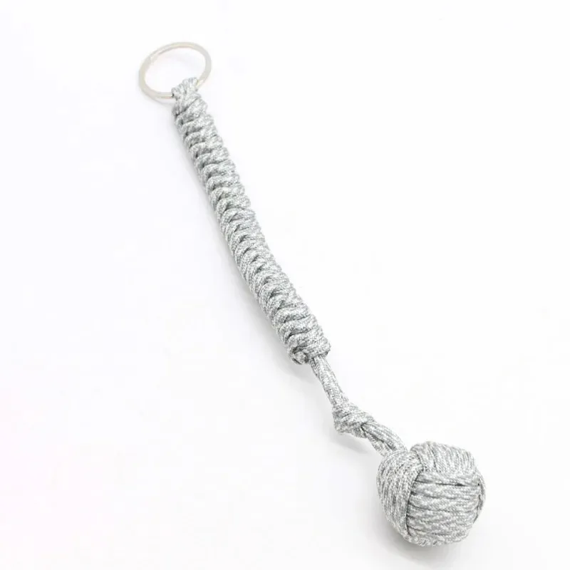 DHgate.com:Black Monkey Fist Steel Ball Self Defense Keychain with ...
