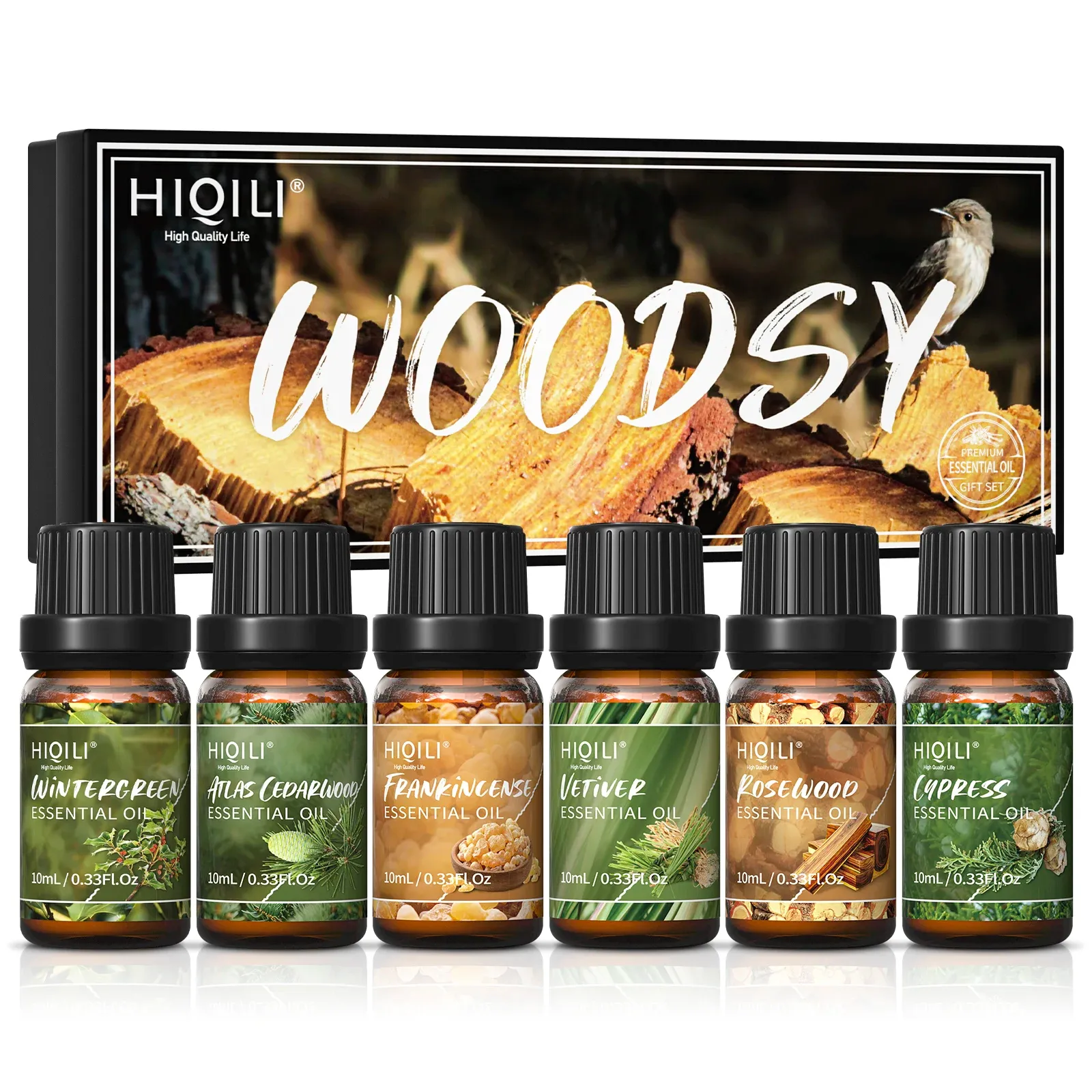 Woody Fragrance Oil Set - Top 6 Aromatherapy Scents for Diffuser ...