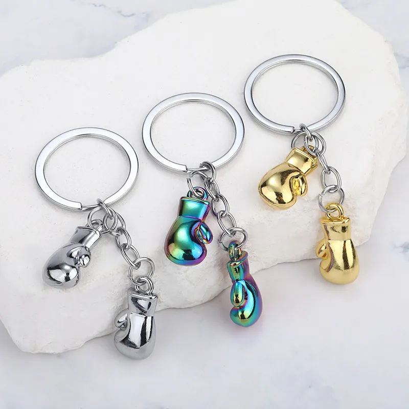 Creative 3D Metal Boxing Keychain for Backpacks, Handbags, and Car Keys ...