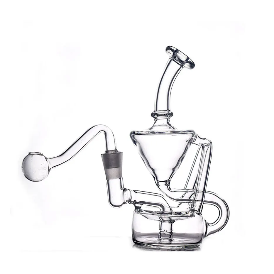 Super Vortex Glass Bong Dab Rig Hookahs Tornado Cyclone Recycler Dab ...