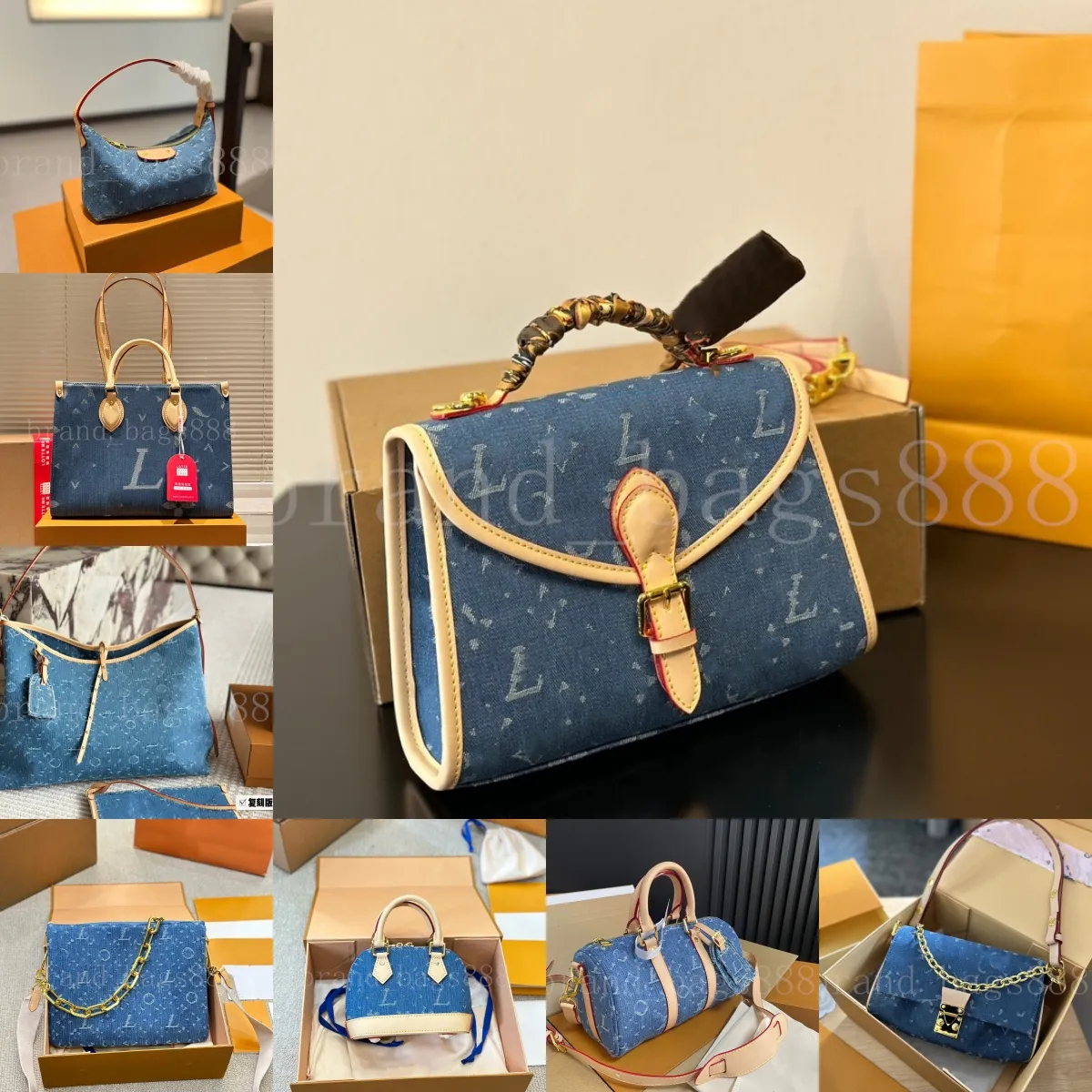 Designer Denim Shoulder Bag: Saddle Bag, Crossbody, Tote, and More from ...