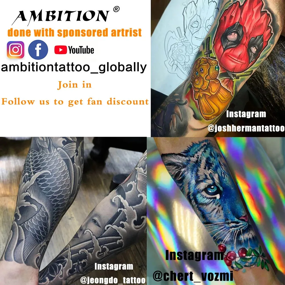 Ambition Flash Wireless Tattoo Pen Machine, Professional with 2200mAh ...