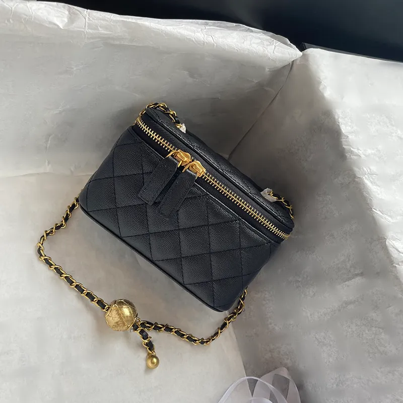 Luxury Black Flap Bag Handbag Chain Designer Dia Shoulder Bag for Women ...