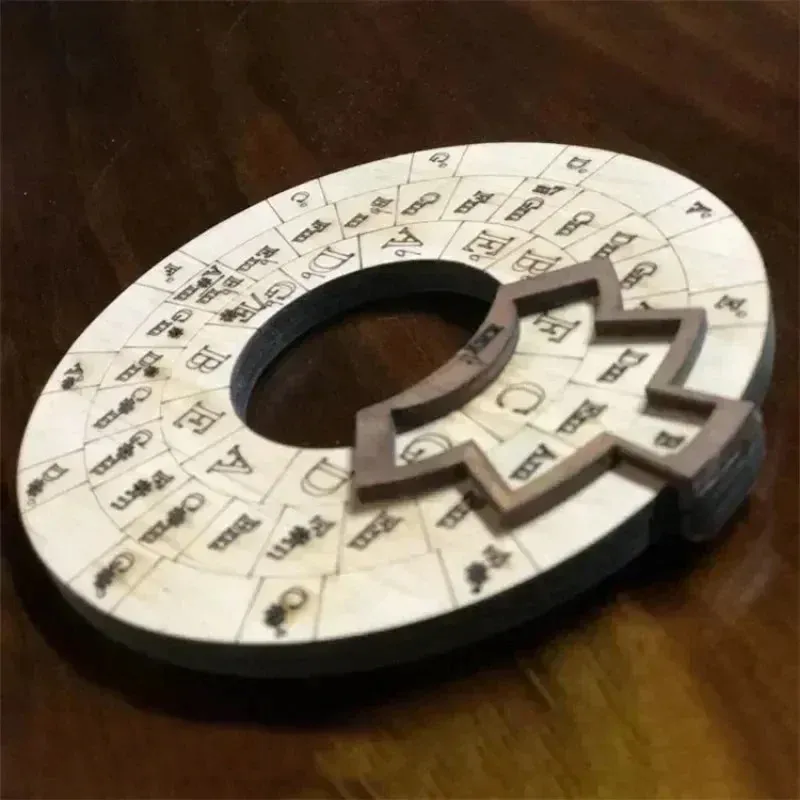NEW 2024 Guitar Chord Wheel Music Wood Chord Tools Circle Wheel Song ...