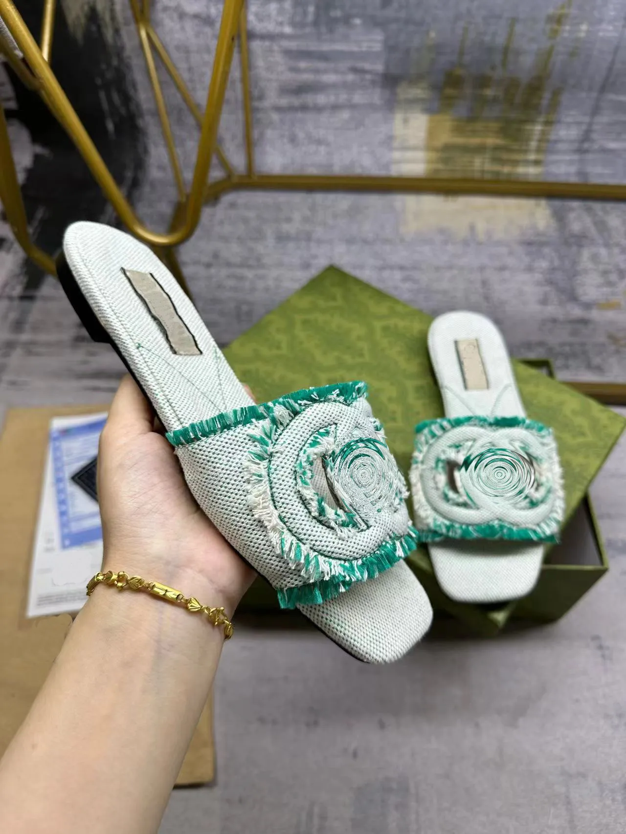 Designer Sandals Italian Slippers Paris New Floral... From Yiwans, $29. ...