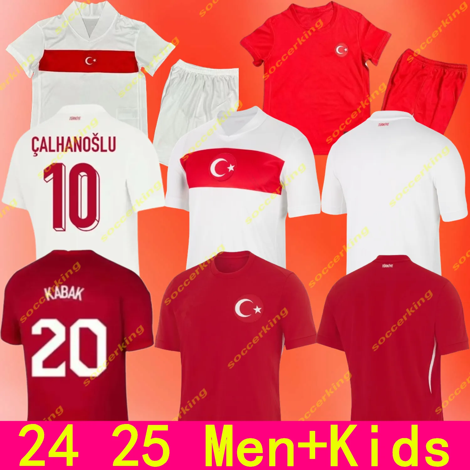 Turkiye Morocco Soccer Shirt For Kids 2022/2025 Euro Cup Turkey ...