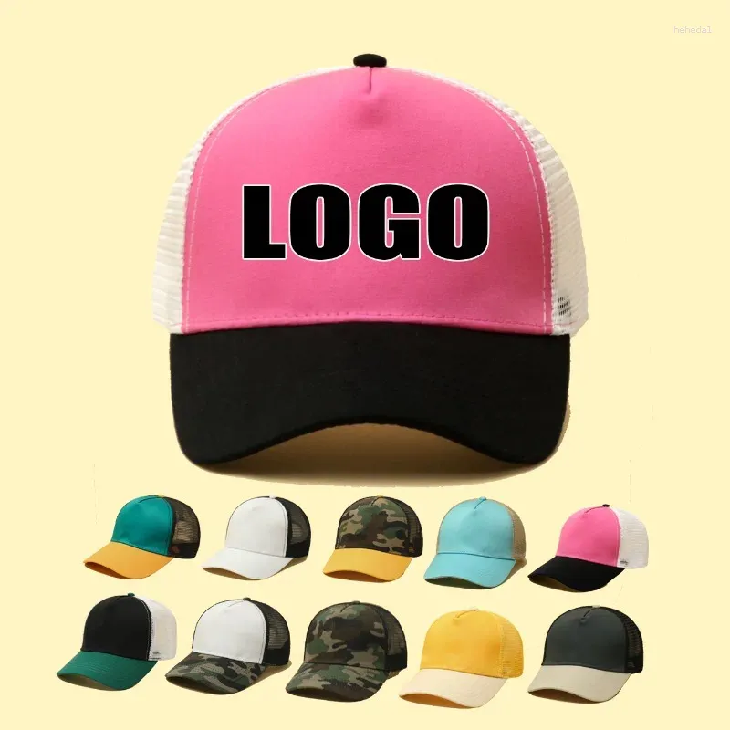 Optimized Product Title: 5 Panel Mesh Trucker Custom Printed Baseball ...