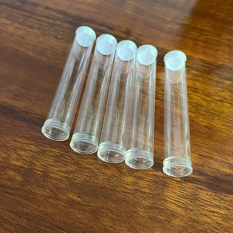 empty test tubes with lids