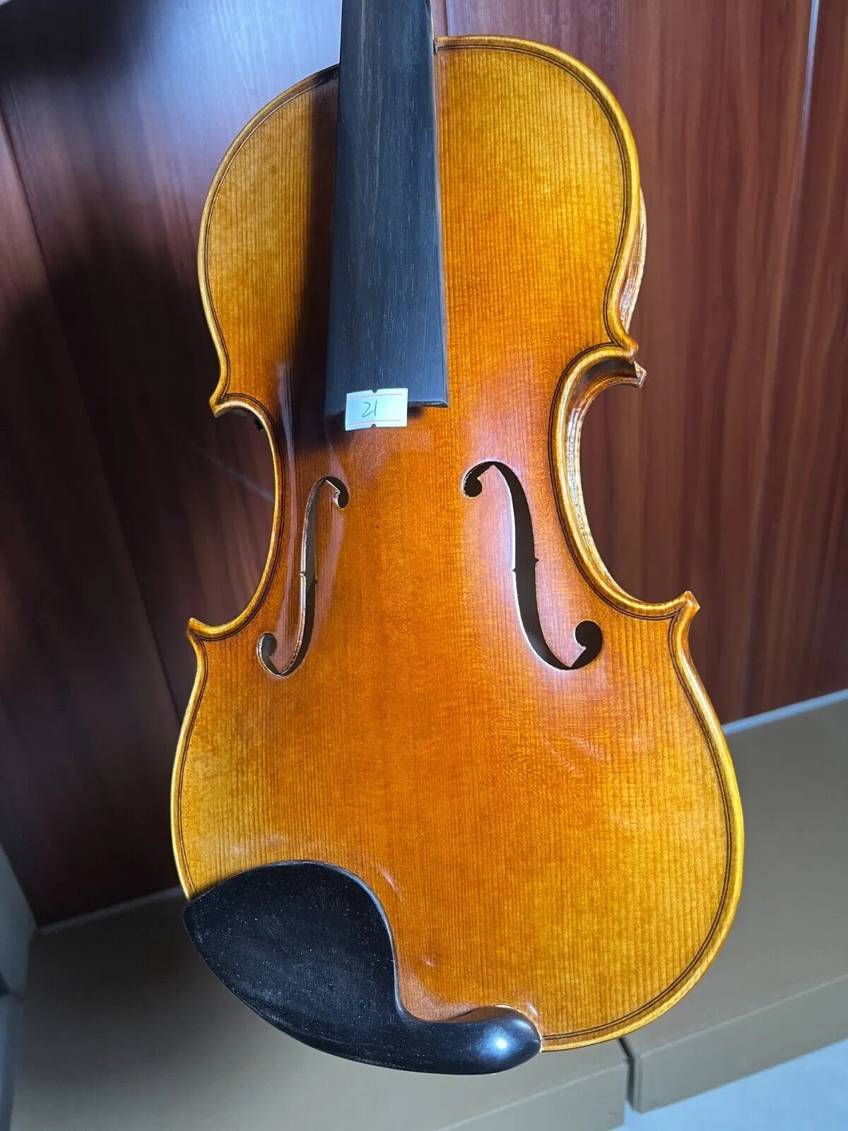 4/4 violin solid wood clear grain musical instrument ready to play from ...