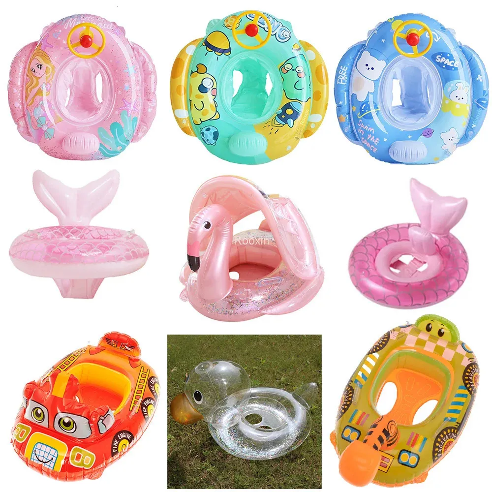 Inflatable Pool Float Seat: Colorful Water Play Tube for Beach & Pool ...