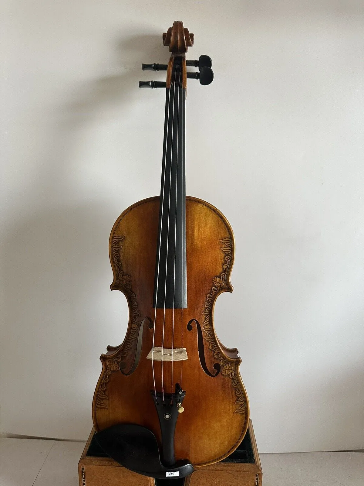DHgate.com:Handcrafted Solid Flamed Maple Spruce Top Violin with ...