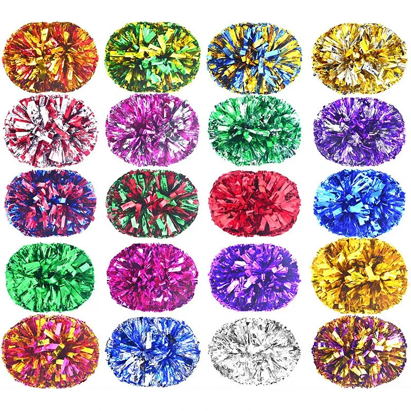 Cheerleading Pom Poms Competition Set, Colorful Dance Props For Teams ...