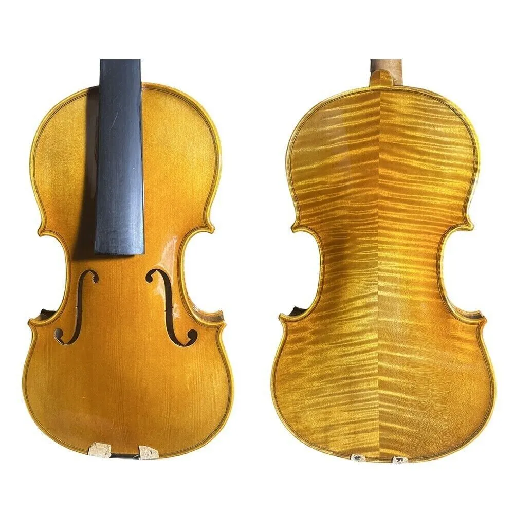 DHgate.com:Exquisite 4/4 Handmade Violin: Flamed Spruce Top, Maple Wood ...