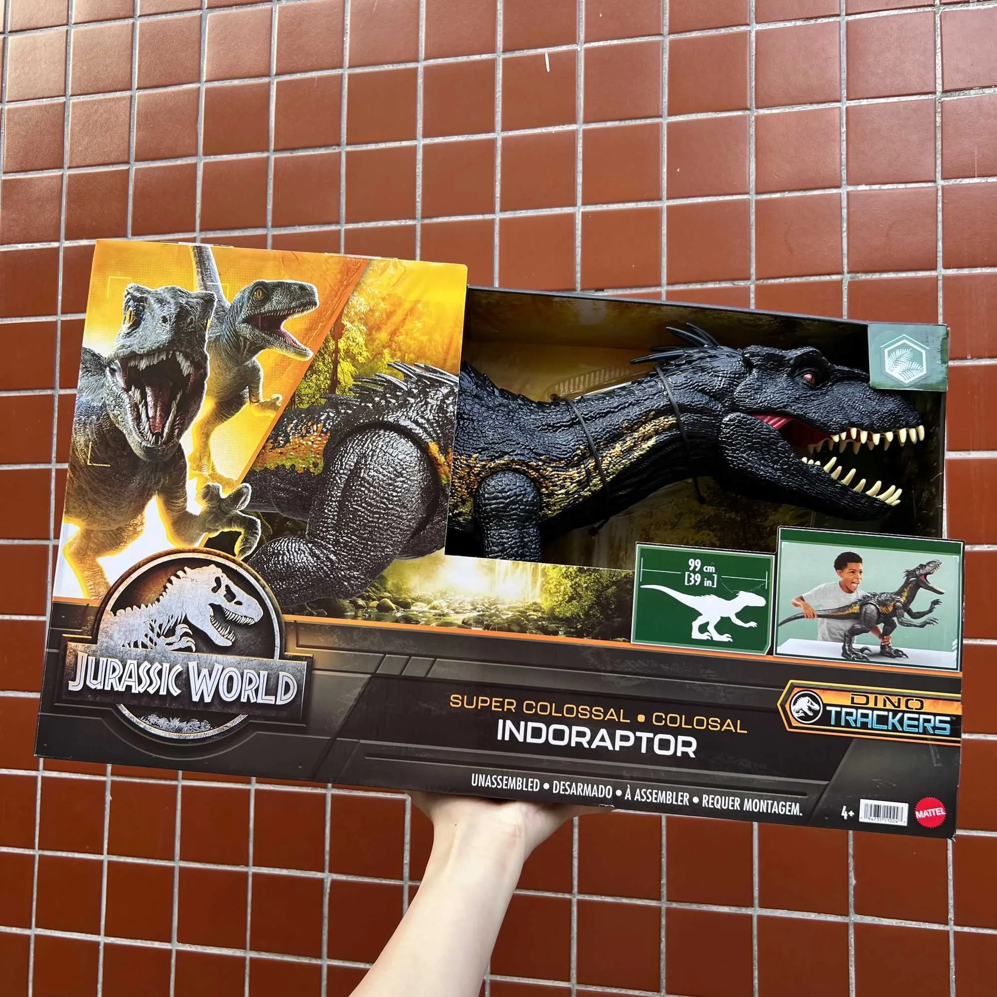 Jurassic World Super Giant Indian Raptor Action Picture Movie Joint ...