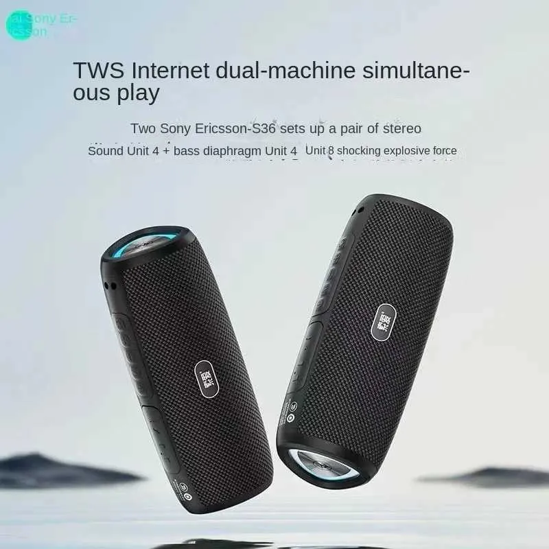 Ericsson S36MAX Wireless Mi Outdoor Bluetooth Speaker High Sound RGB ...