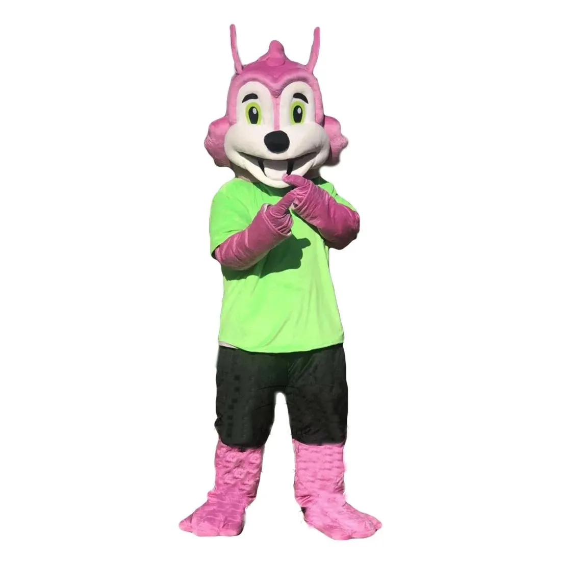 High Quality Pink Dragon Wildcat Mascot Suit For Adults Perfect For ...