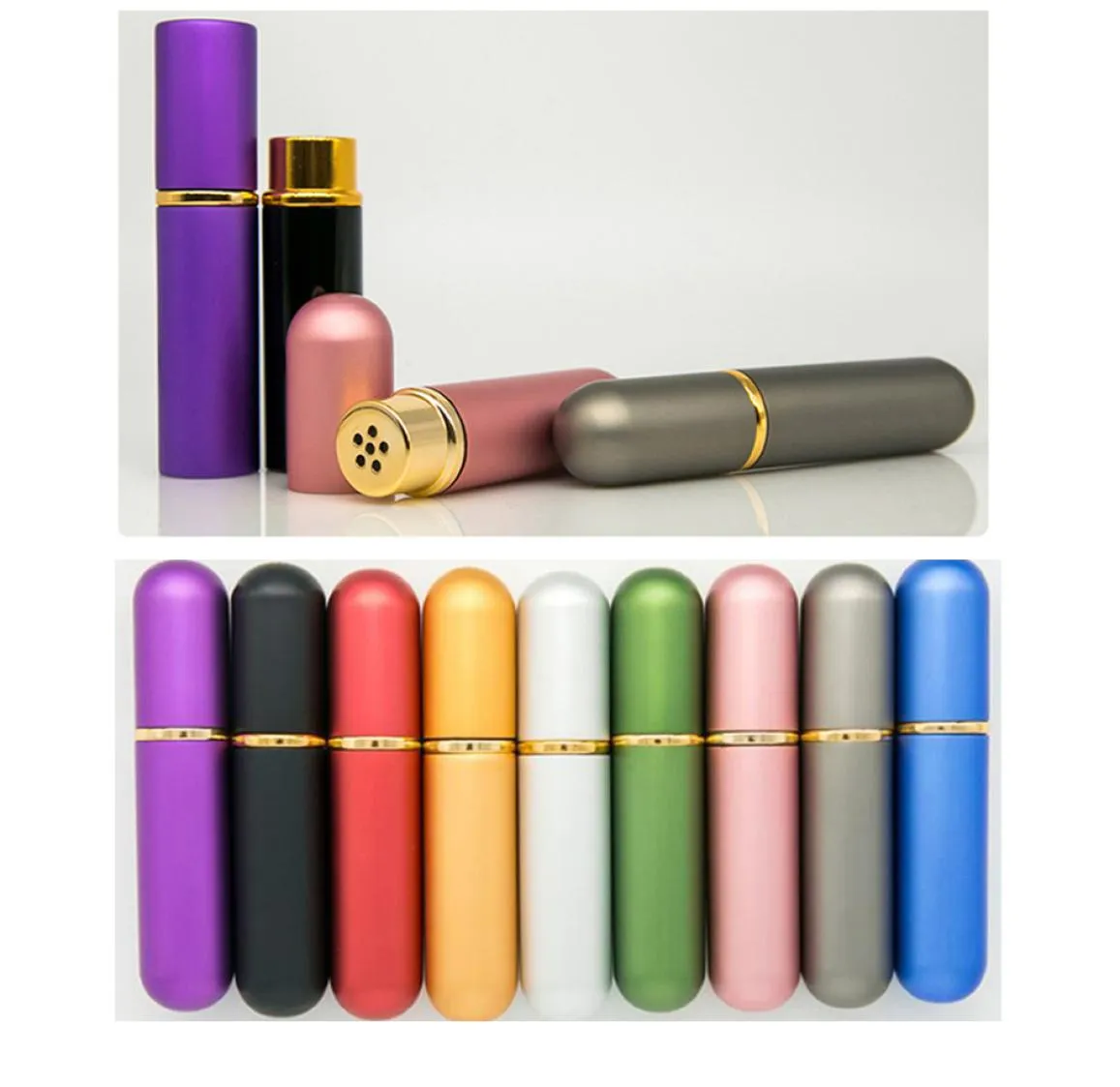 Aluminum Nasal Inhaler Refillable Diffusers Bottles For Aromatherapy ...