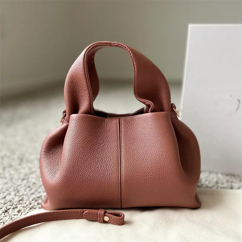 Luxury Leather Crossbody Bag: Designer Clutch, Top Handle Satchel ...