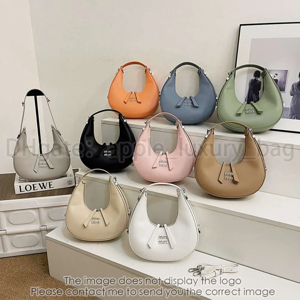 Luxury Women's IU Half Moon Bag: Designer Shoulder Handbag In Solid ...