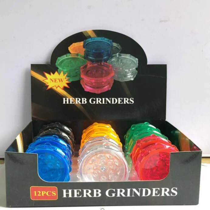 4-Layer RAW Tobacco Grinders: Durable Plastic Herb Crushers in Colorful ...
