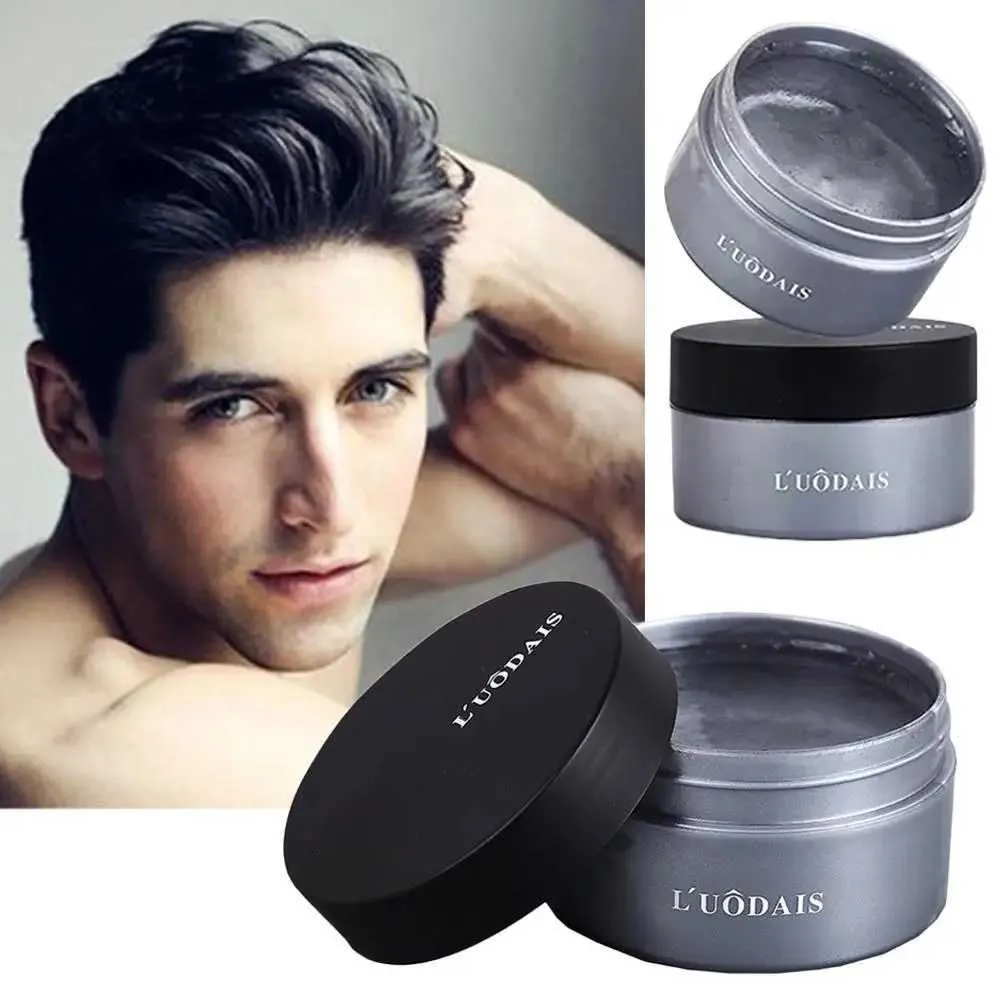 Pomades Waxes Men's Hair Wax Gel, Powerful Matte Modeling Mud, Non ...
