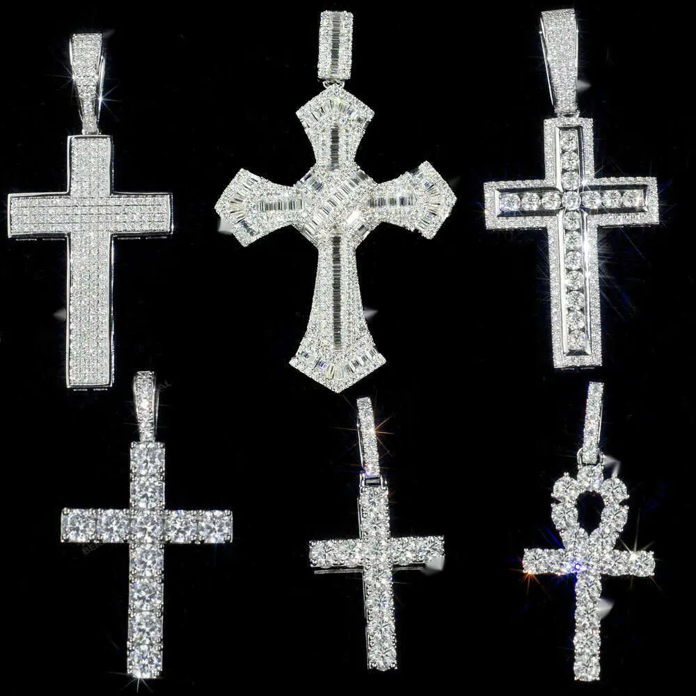 Wholesale VVS Moissanite Diamond Cross Pendant... From Fashion ...