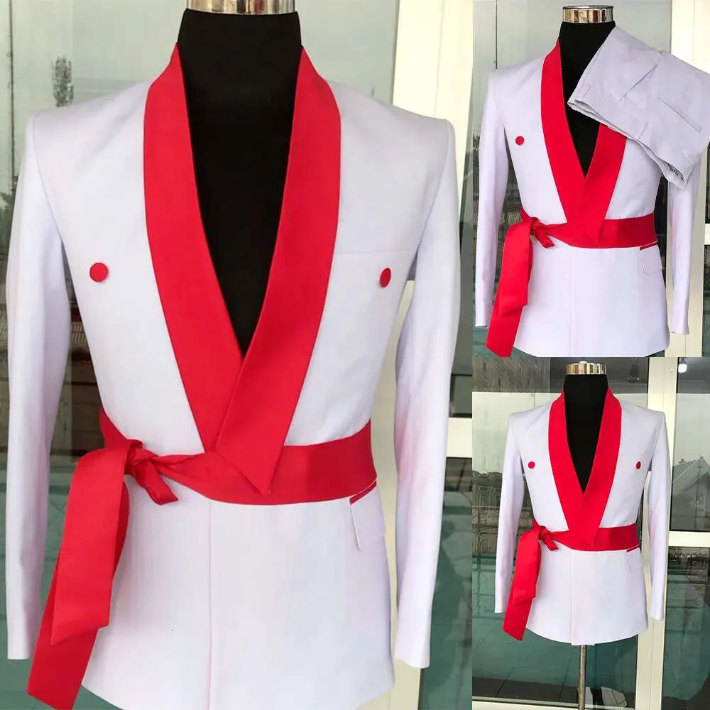 One Piece Mens Slim Formal Tuxedo Jacket with Shawl Lapel and One ...