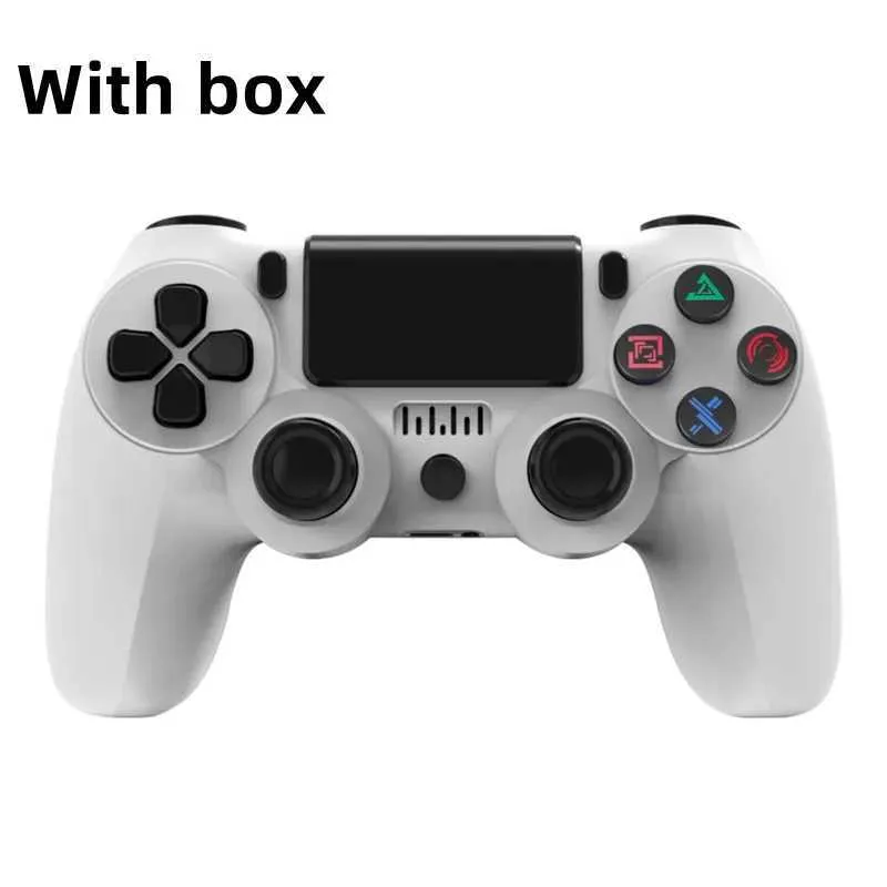 Wireless Controller Gamepad 6 Axis Dual Vibration With Led Light Bar Control Lever Suitable For