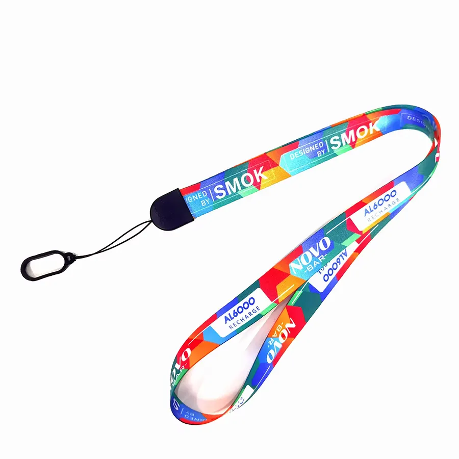 Multifunctional mobile phone wrist lanyard strap with silicone rubber ...
