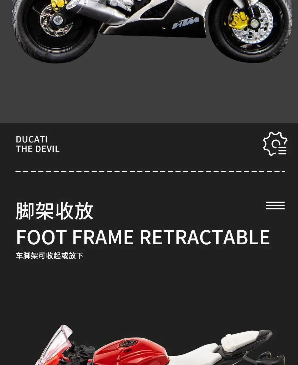 Diecast Model Cars 1 18 Yamaha R6 Motorcycle High Simulation Die ...
