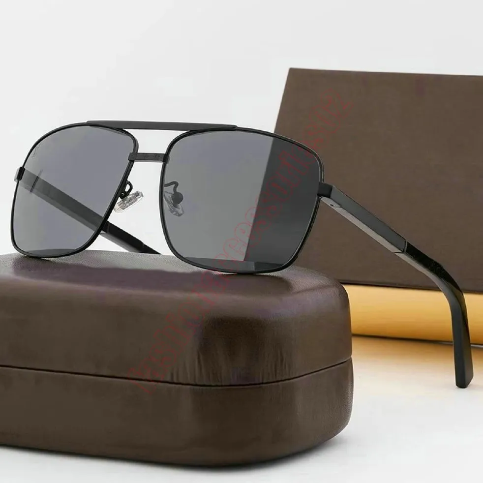 New Classic Pilot Gold Attitude Sunglasses Square Sun Glasses ...