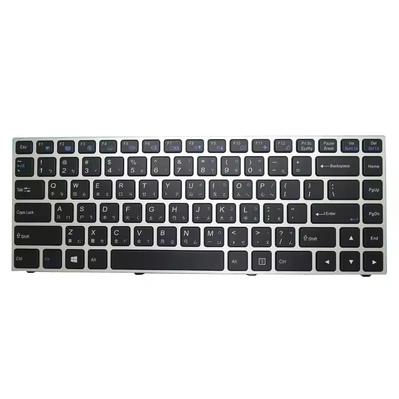 Laptop Backlit Keyboard For CLEVO P640 MP 13C23RCJ4306 6 80 N13B0 020 1 ...