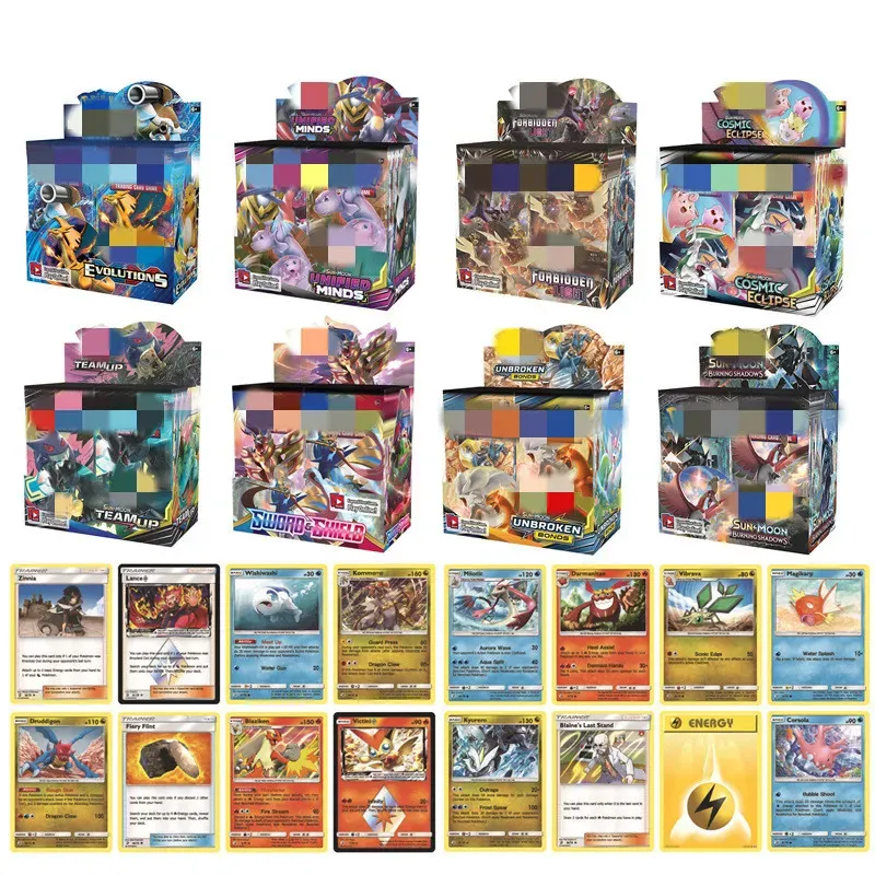 Anime Game Peripheral Blind Box Booster Packs: Pixie Elf Cards, Pet ...