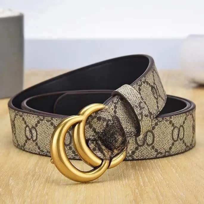 Classic Belts For Women Designer Belt Women Cowskin Letters Print ...